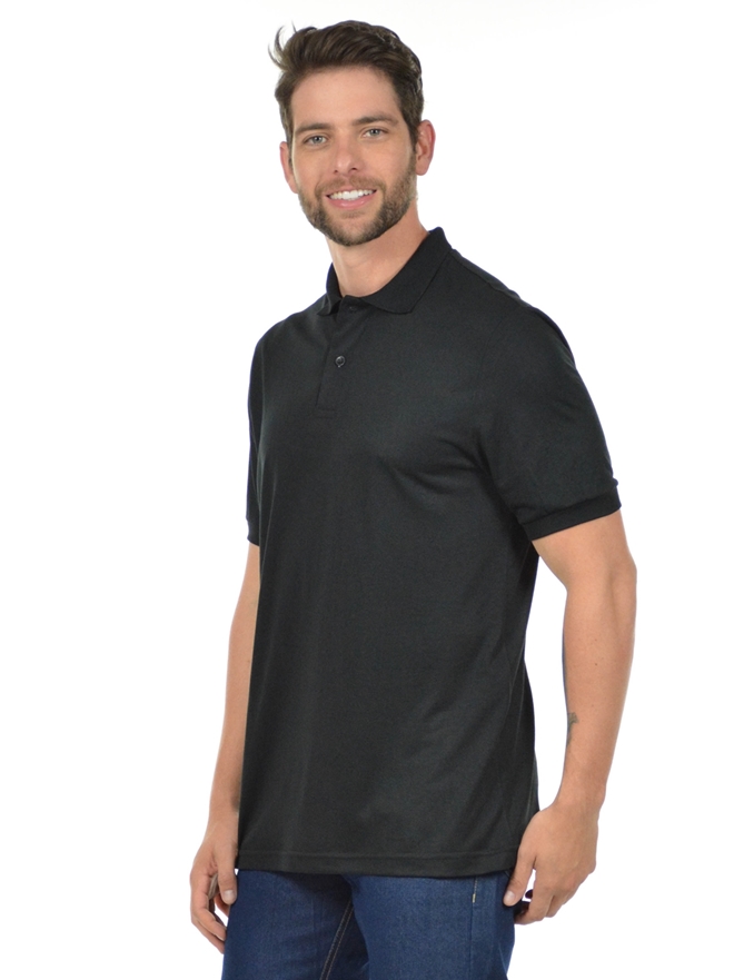 Kit 16 Polos Malha Fria Cor Preta Fenomenal - Kit 16 Polos Malha Fria ...